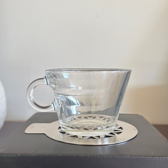 Nespresso | Kitchen | Nespresso Coffee Glass Cup Set Of 2 | Poshmark